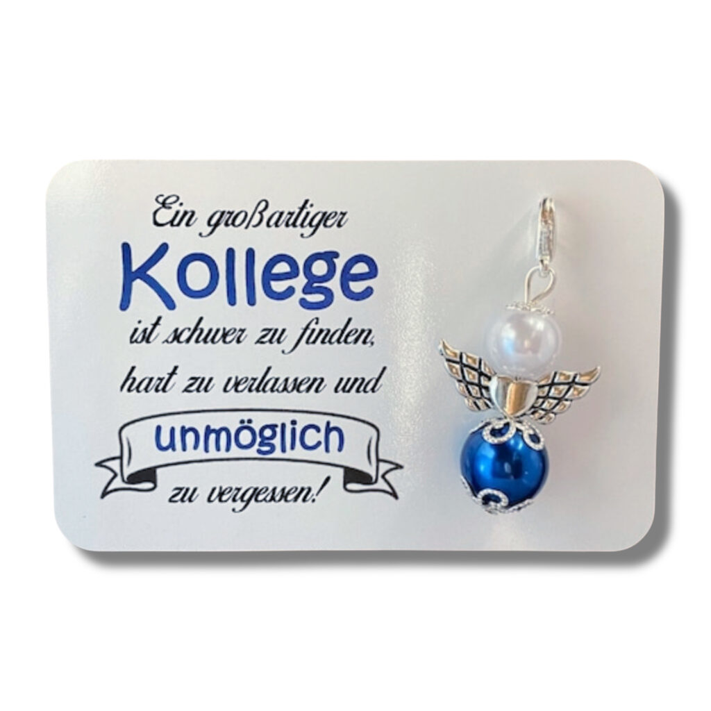 Kärtchen mit Schutzengel in Regenbogenfarben Schulkind 2025 - MiniGeschenke.de